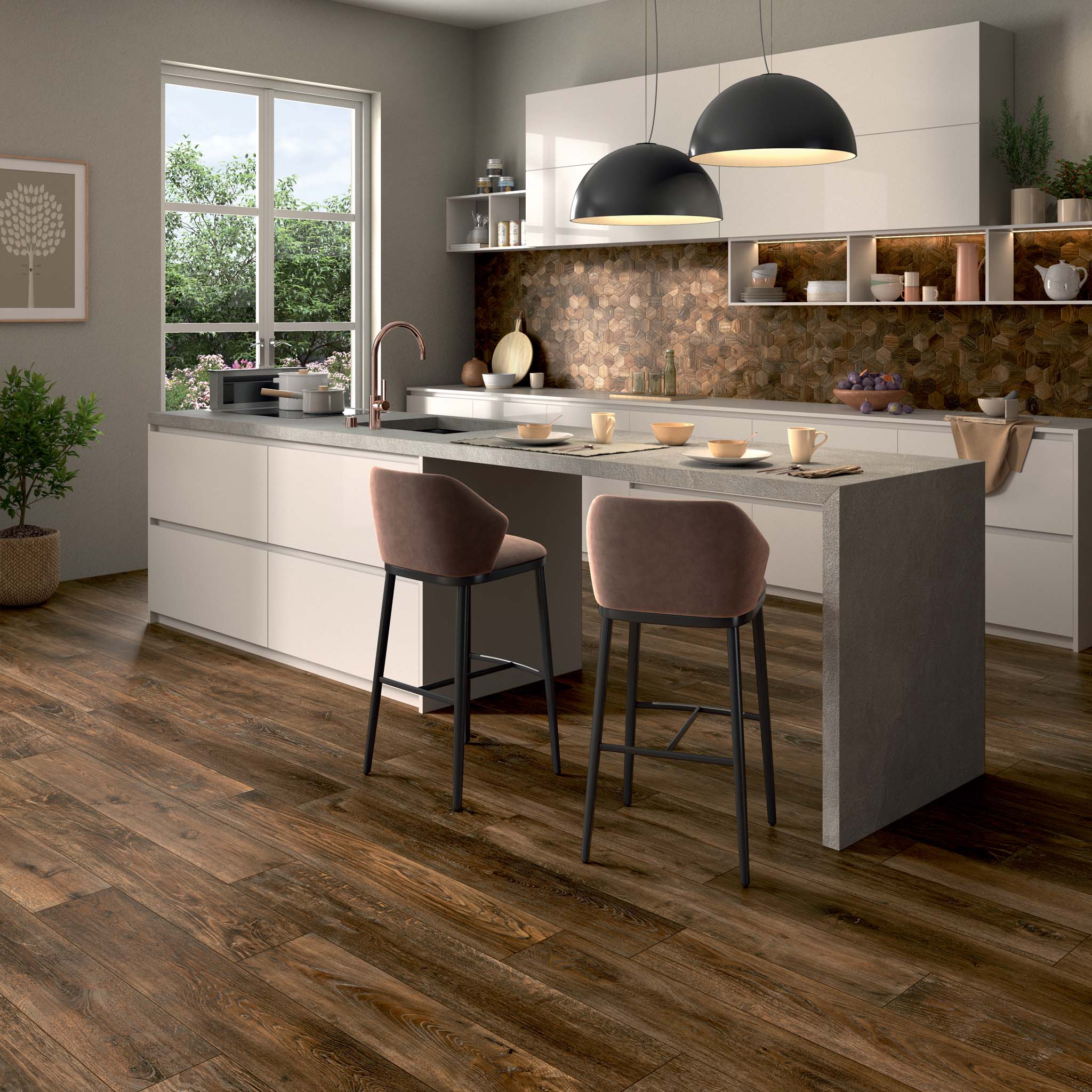 Southwell Walnut Wood Effect Tile – Porcelain Superstore