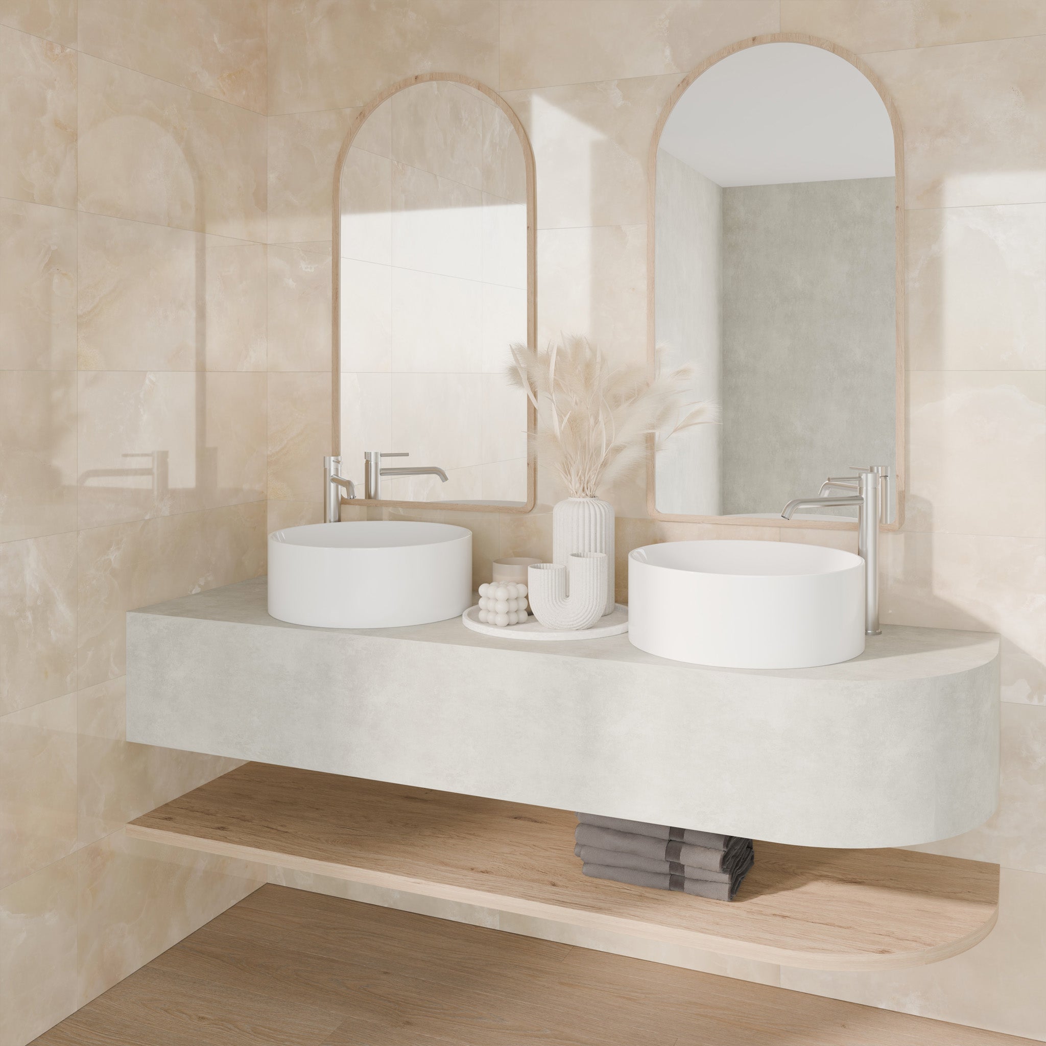 Aura Ivory Gloss Tile – Porcelain Superstore