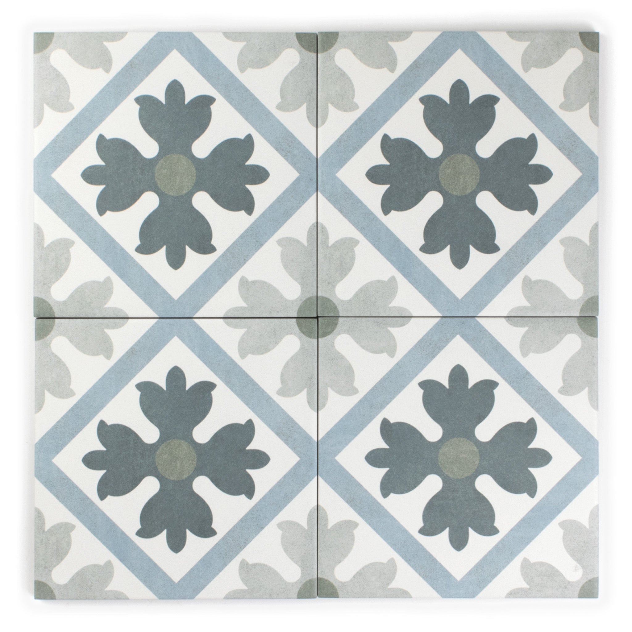Bella Blue Pattern Tile – Porcelain Superstore