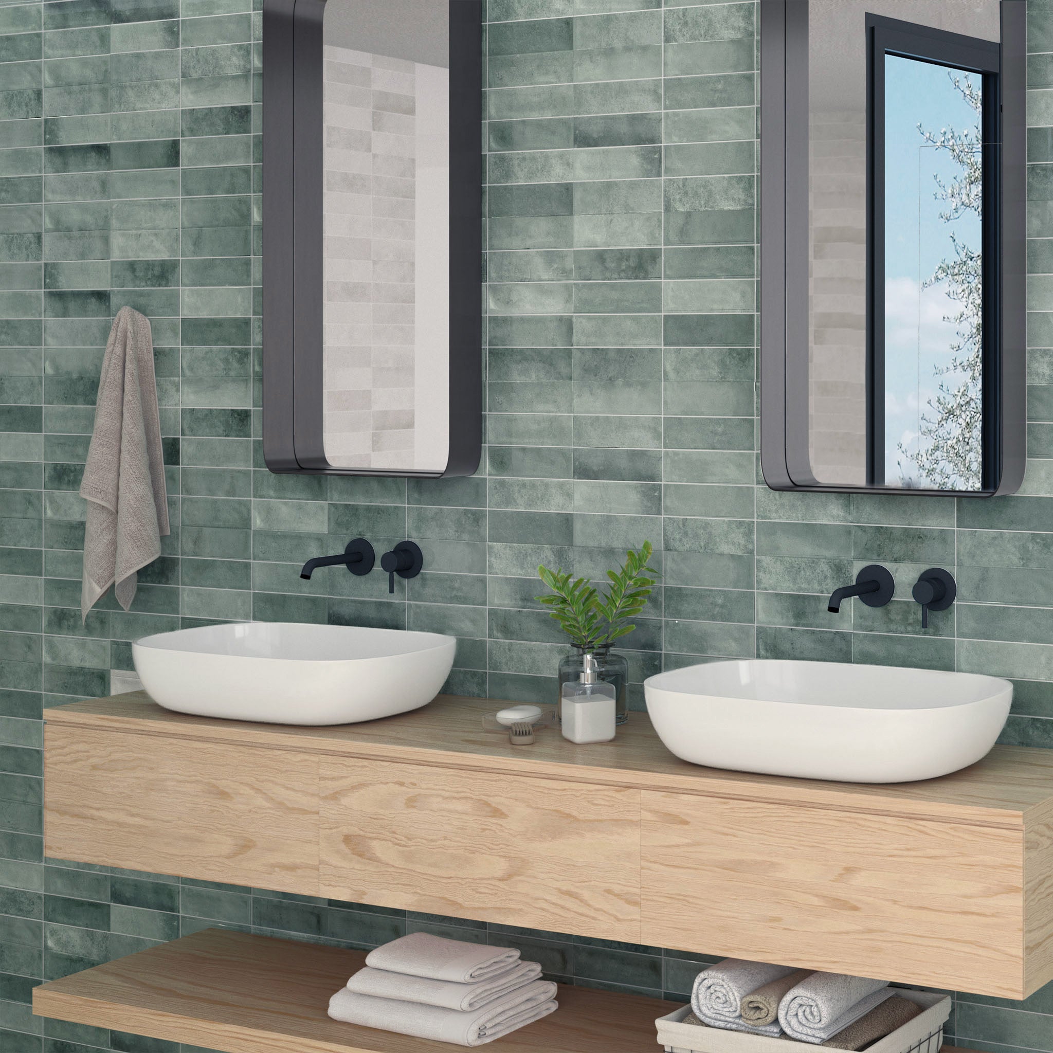 Capri Green Tile – Porcelain Superstore