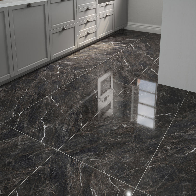 Destiny Midnight Polished Tile – Porcelain Superstore