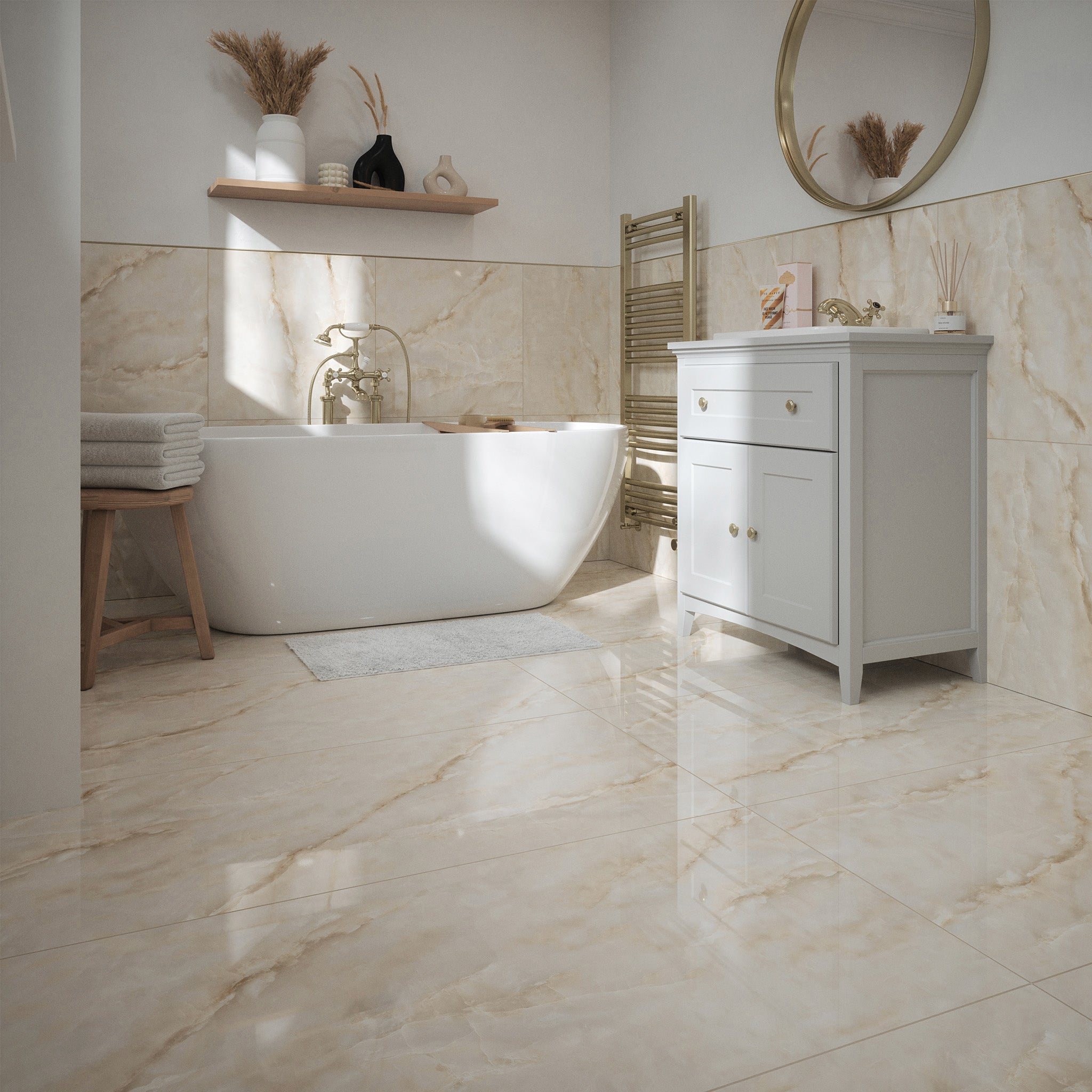 Destiny Pearl Polished Tile – Porcelain Superstore