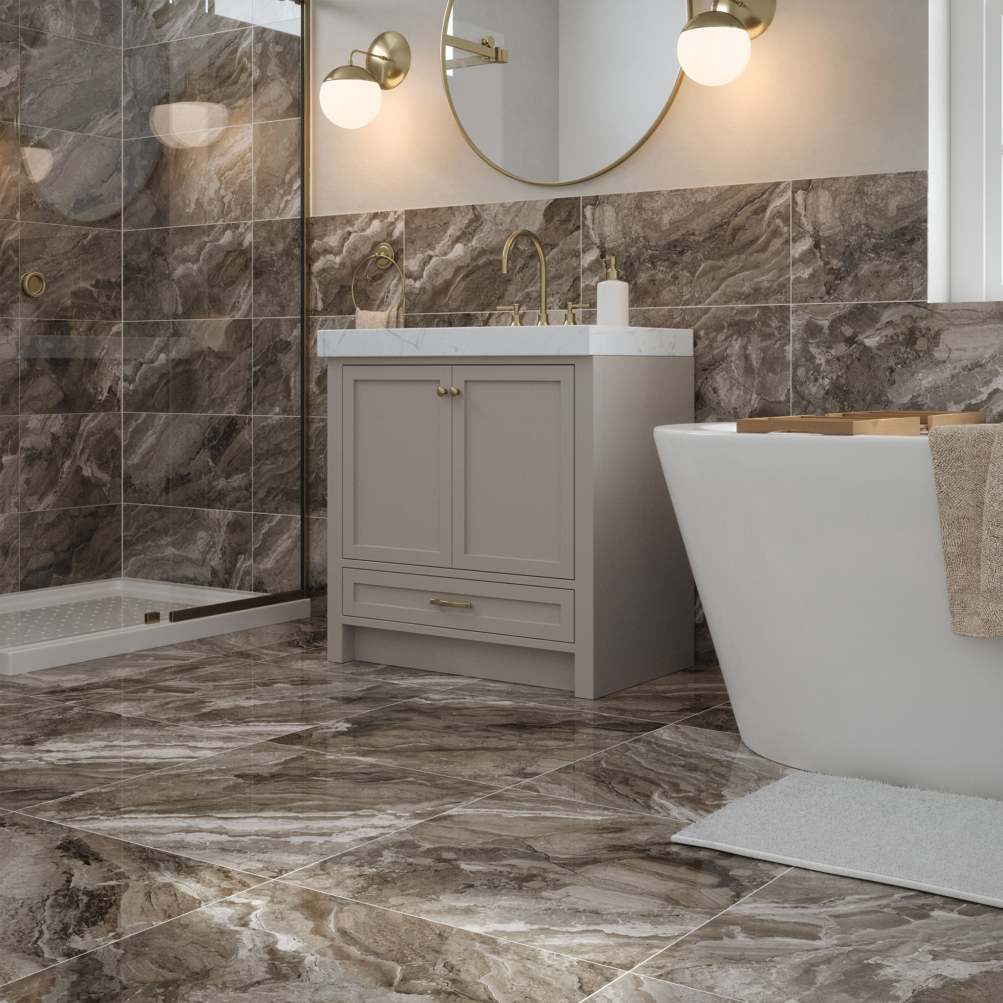 Destiny Warm Polished Wall Tile – Porcelain Superstore