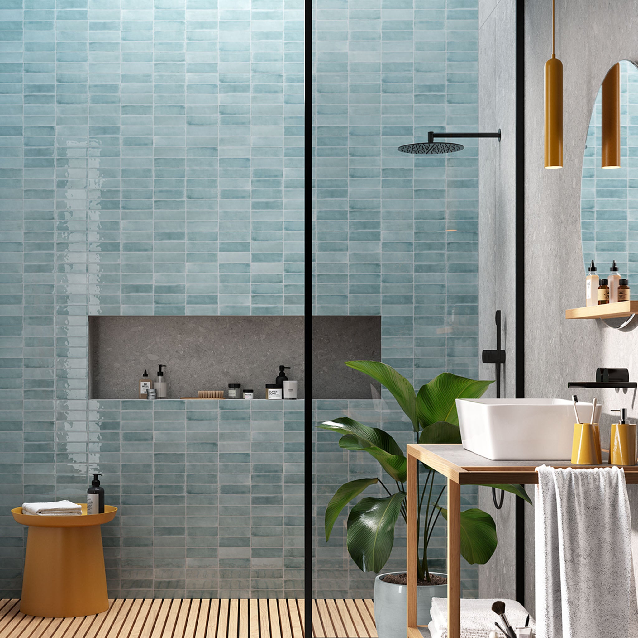 Dolce Vita Blue Wall Tile – Porcelain Superstore