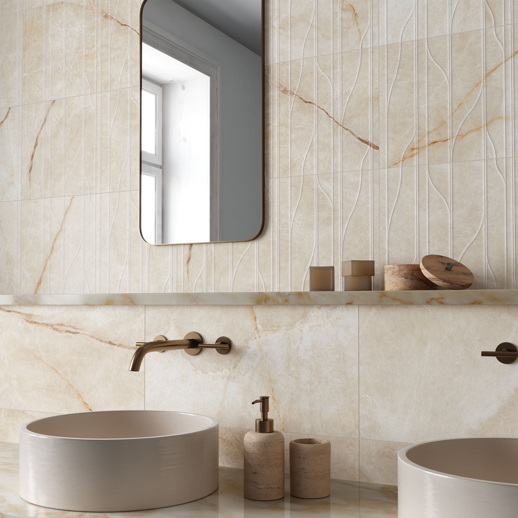 Dorchester Gold Decor Tile – Porcelain Superstore