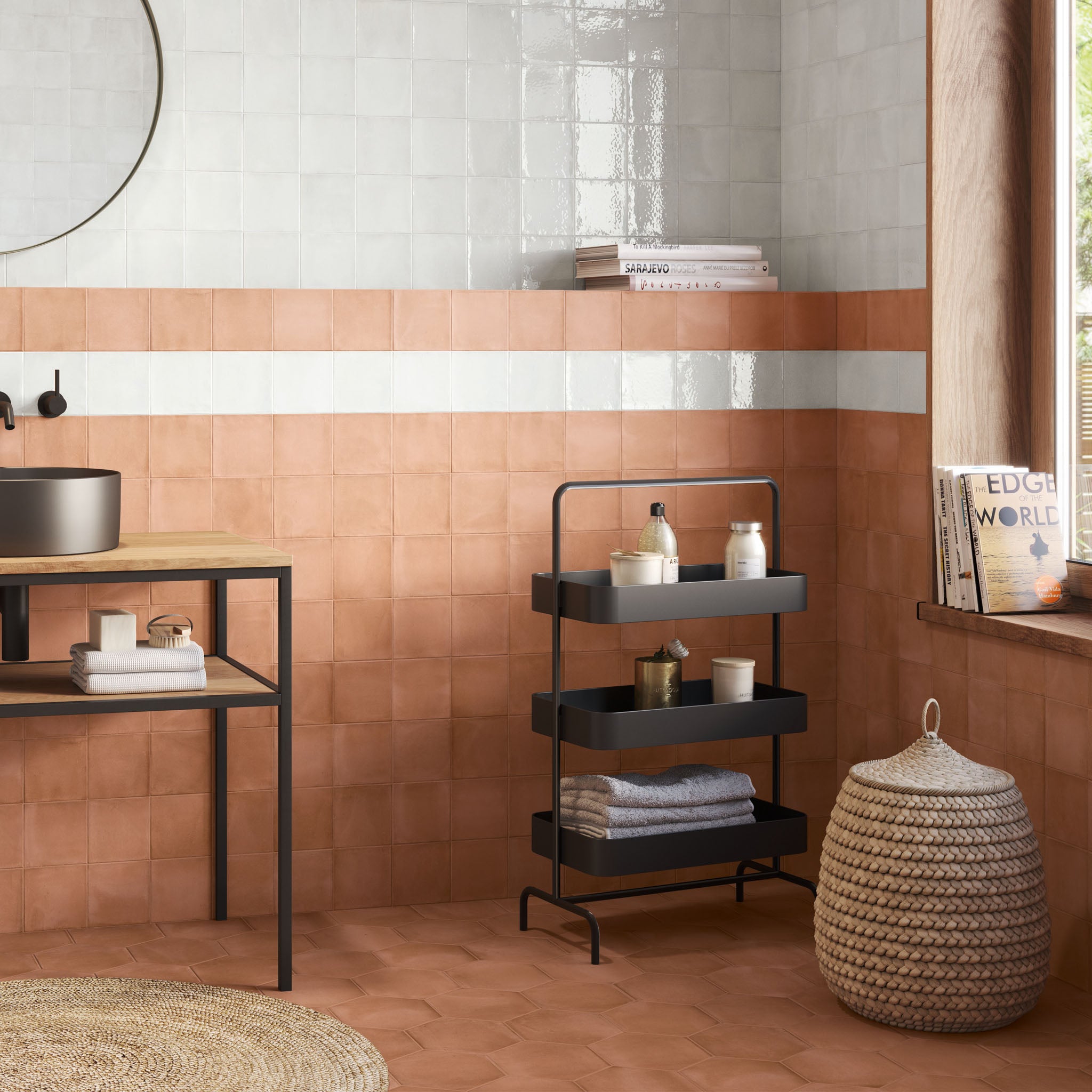 Fireclay Dark Hex Tile – Porcelain Superstore