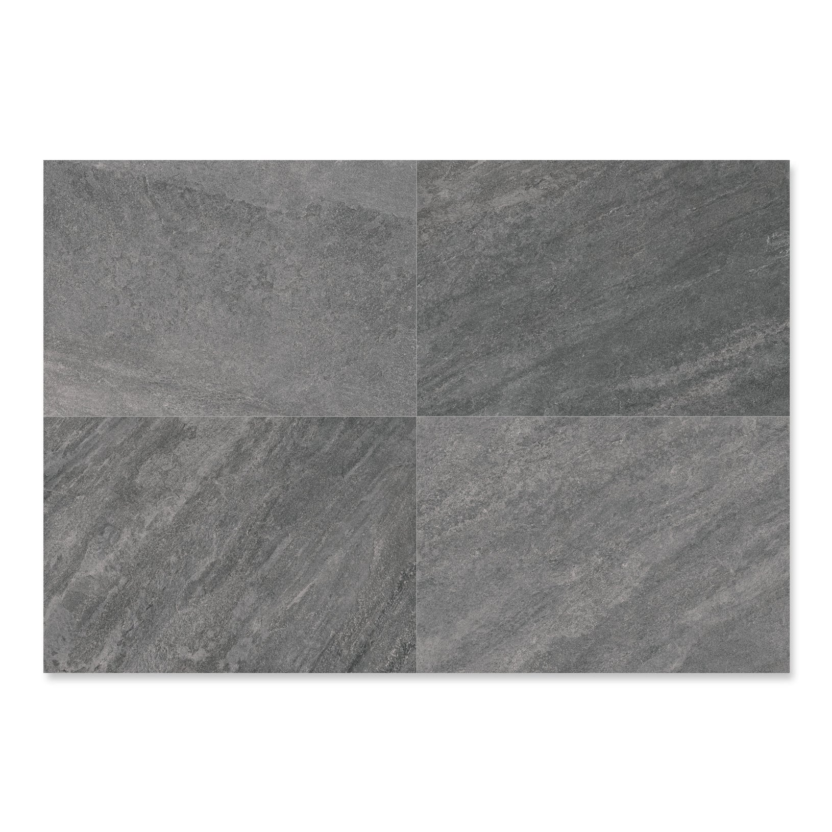 Flint Anthracite 2cm Tile - Porcelain Superstore