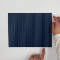 Fluted Denim Decor Wall Tile – Porcelain Superstore