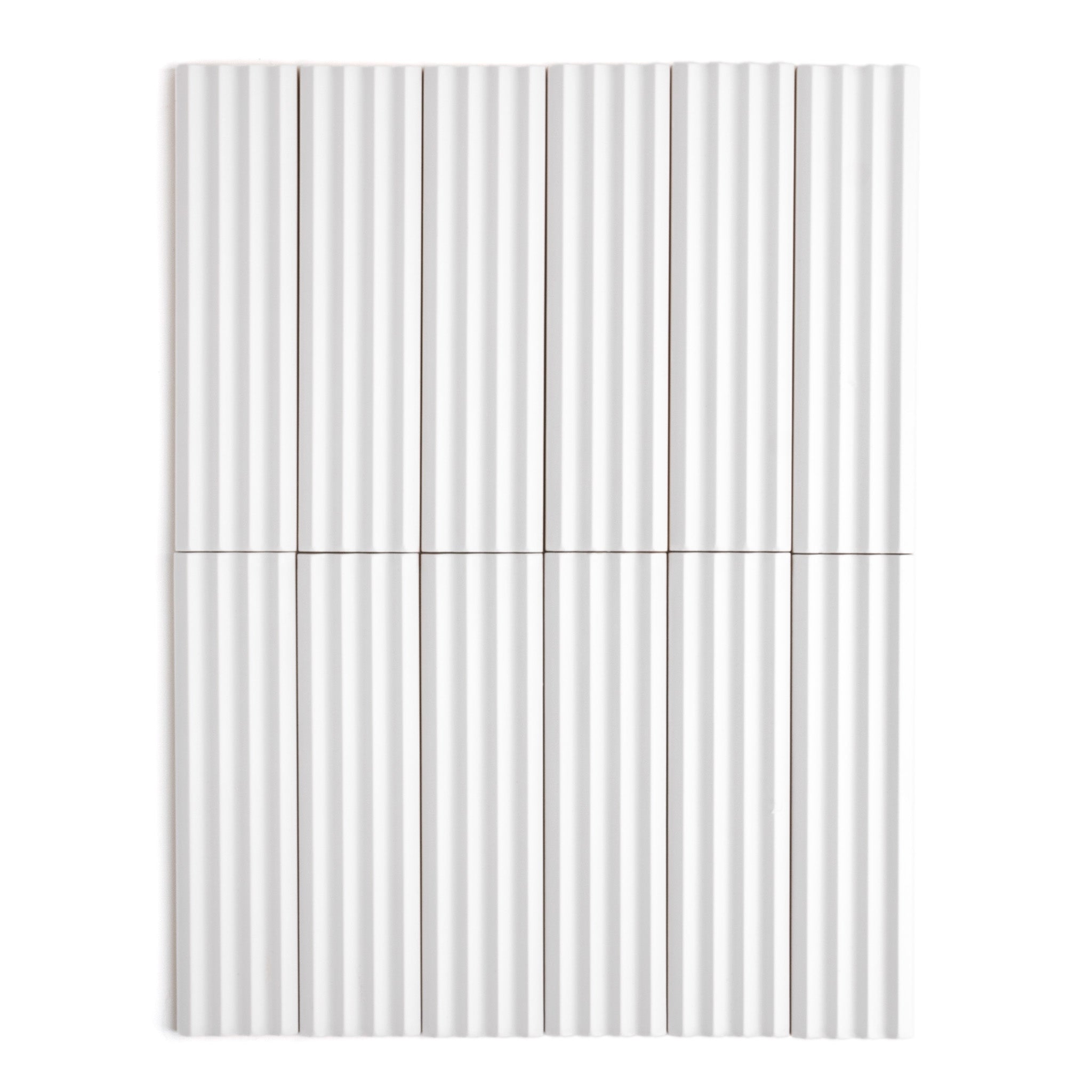 Fluted Snow Decor Wall Tile – Porcelain Superstore