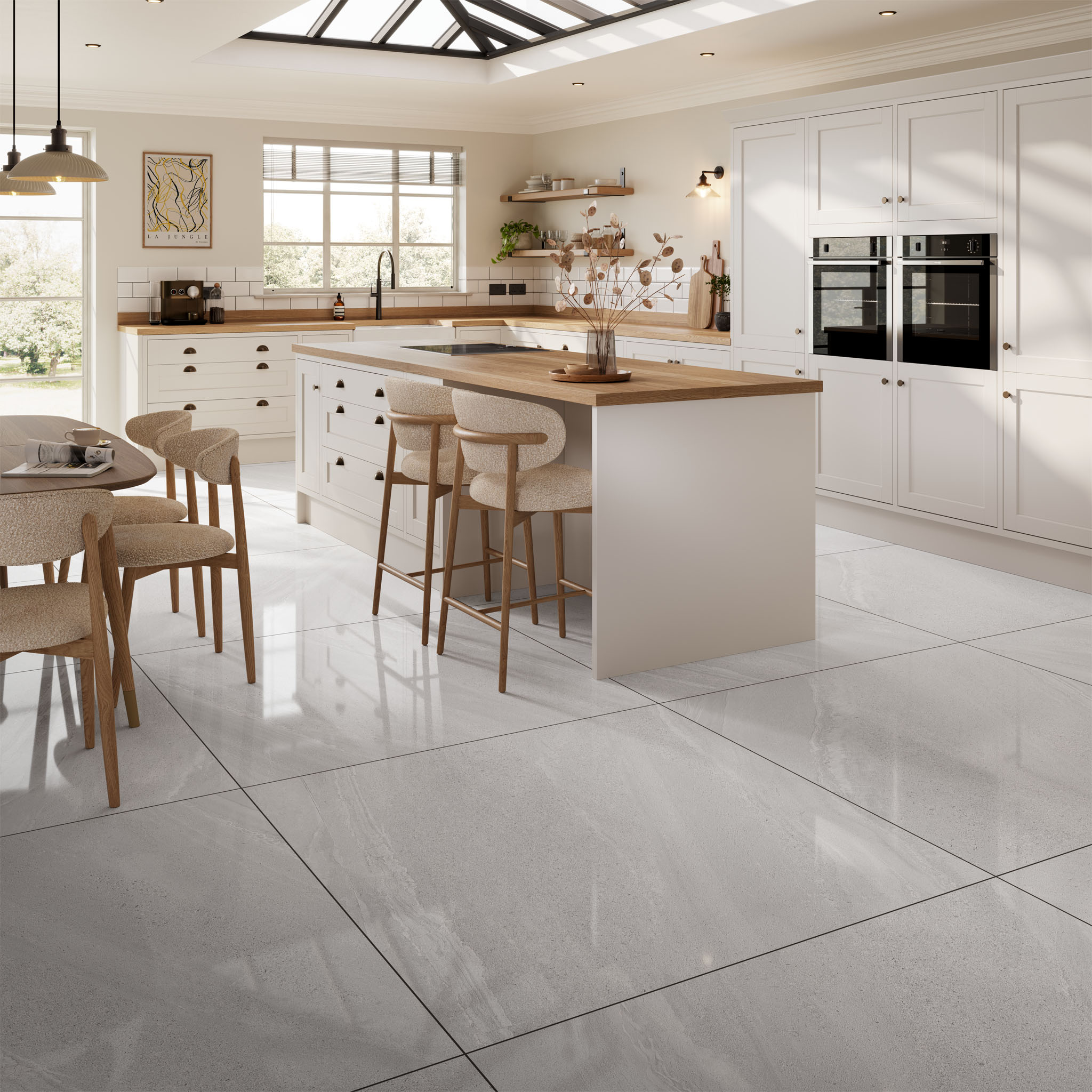 Skyline Pearl Polished Floor Tile – Porcelain Superstore