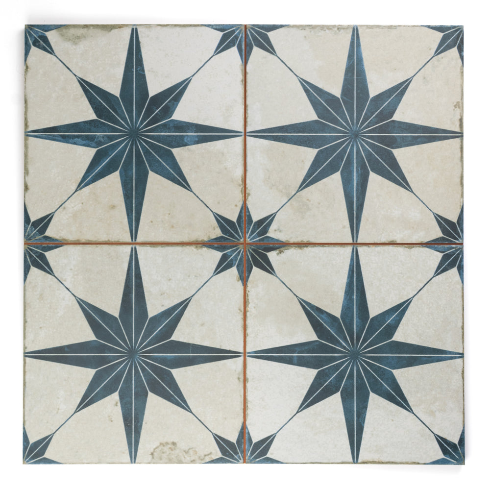 Bella Blue Pattern Tile – Porcelain Superstore