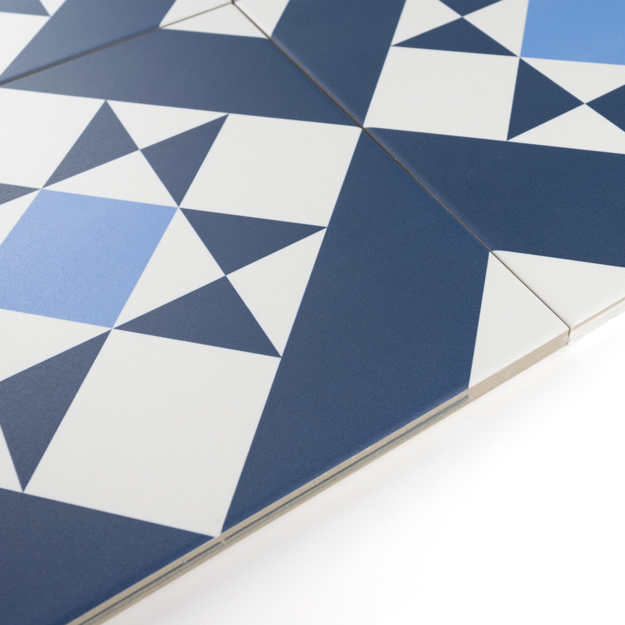 Melville Blue Patterned Tile – Porcelain Superstore