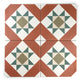 Melville Red Patterned Tile – Porcelain Superstore