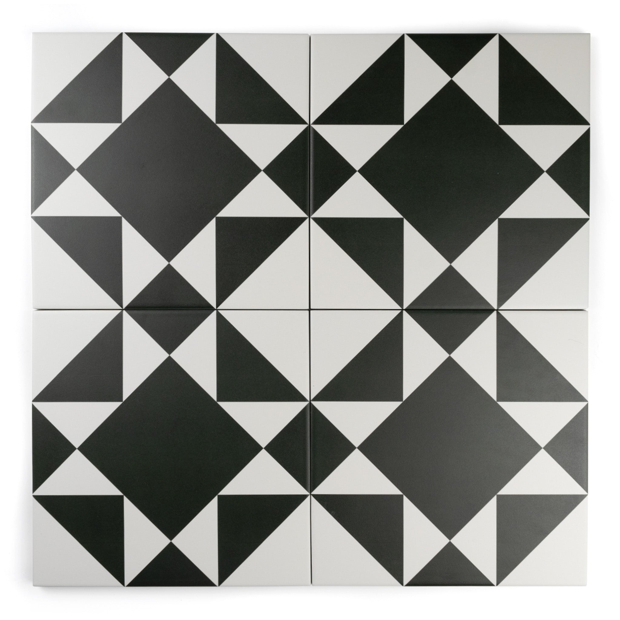 Melville White Patterned Tile – Porcelain Superstore