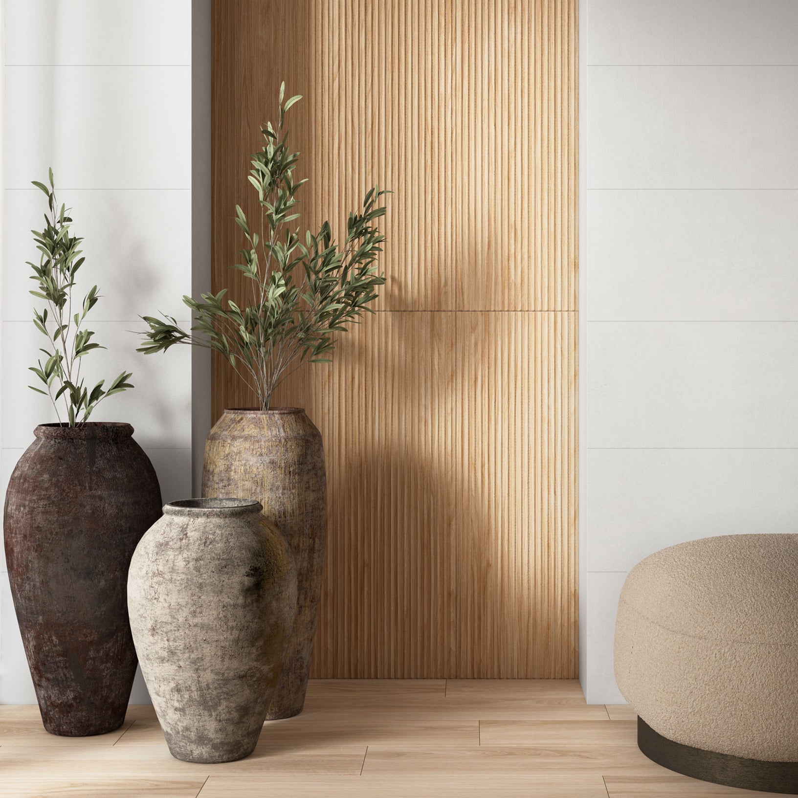 Oslo Oak Fluted Wall Tile – Porcelain Superstore