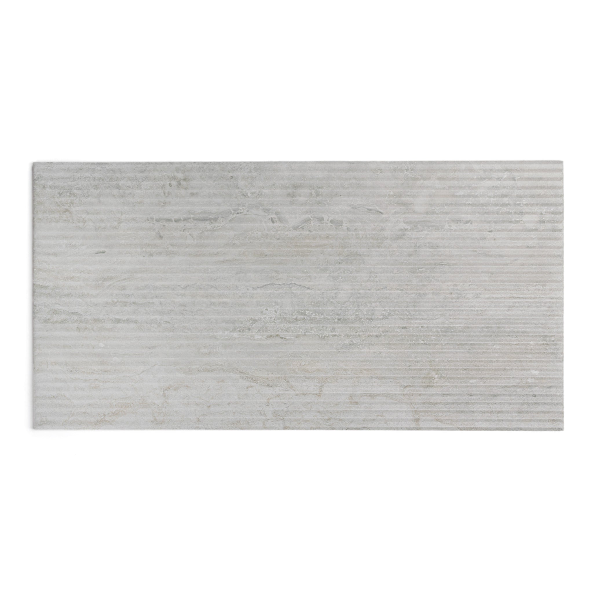 Pantheon Silver Fluted Tile – Porcelain Superstore
