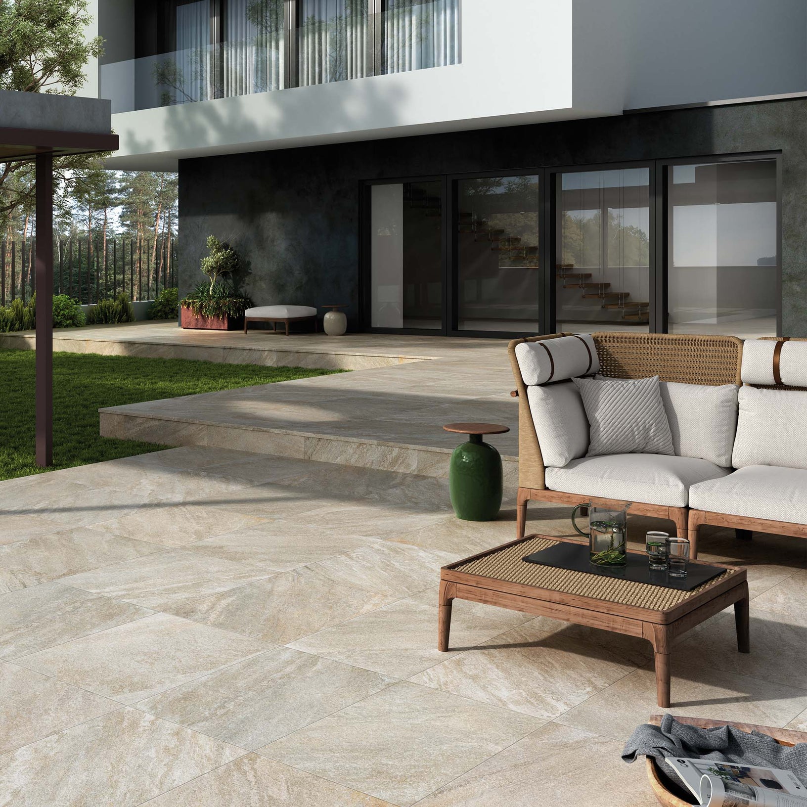 Flint Beige 2cm Tile – Porcelain Superstore