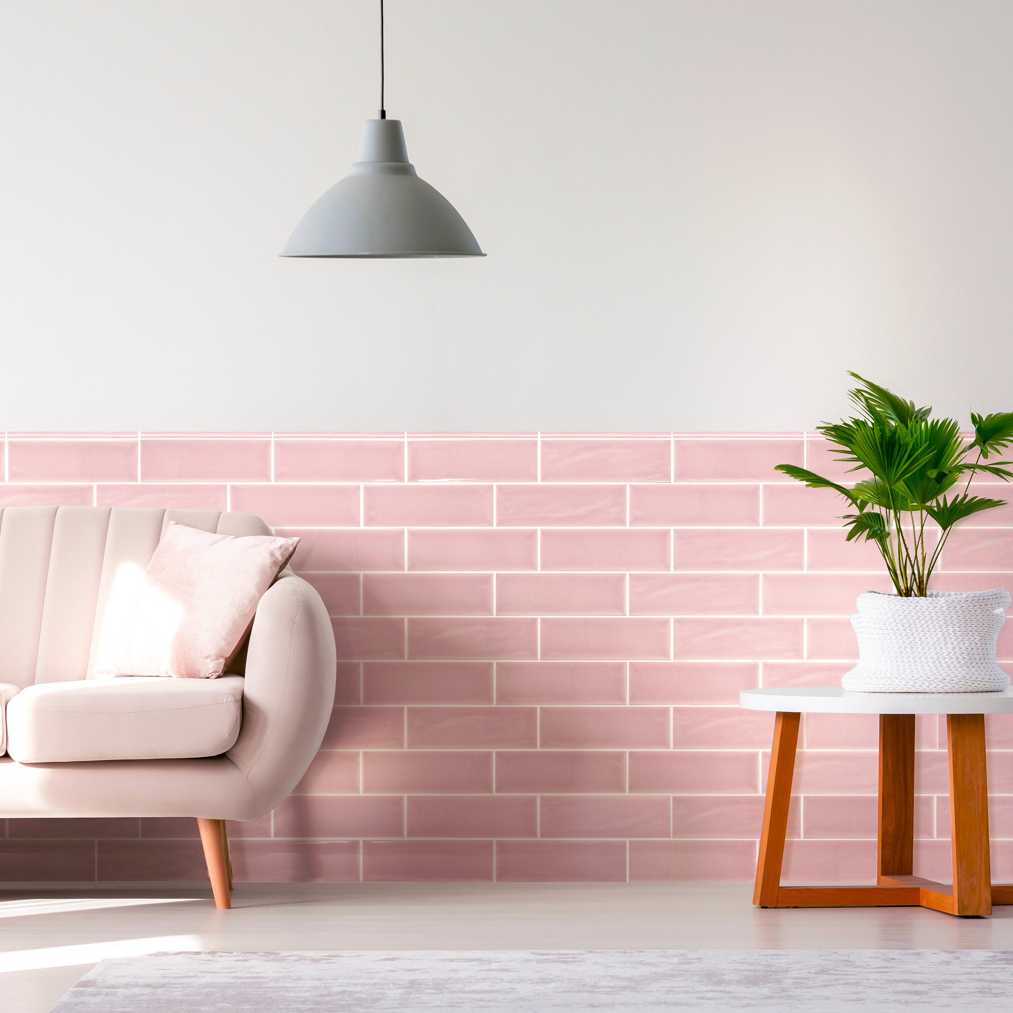 Ripples Pink Wall Tile – Porcelain Superstore