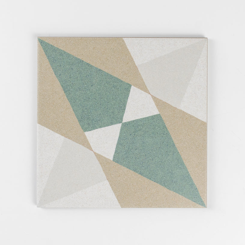 Rosetta Green Patterned Tile – Porcelain Superstore