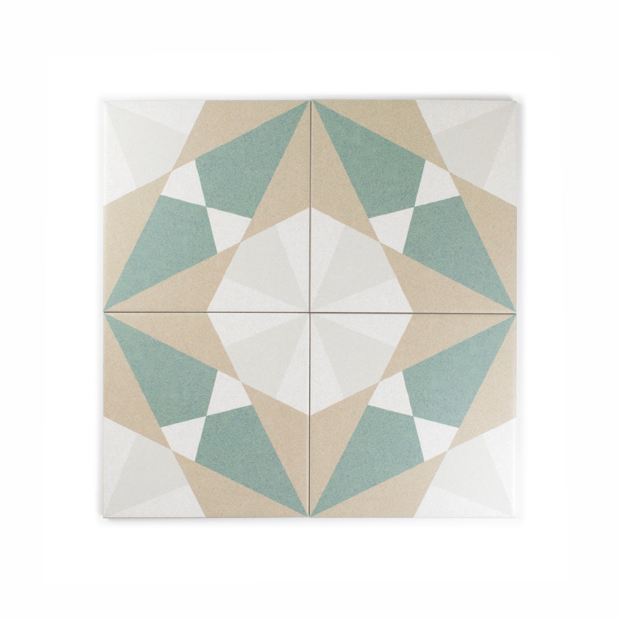Rosetta Green Patterned Tile – Porcelain Superstore