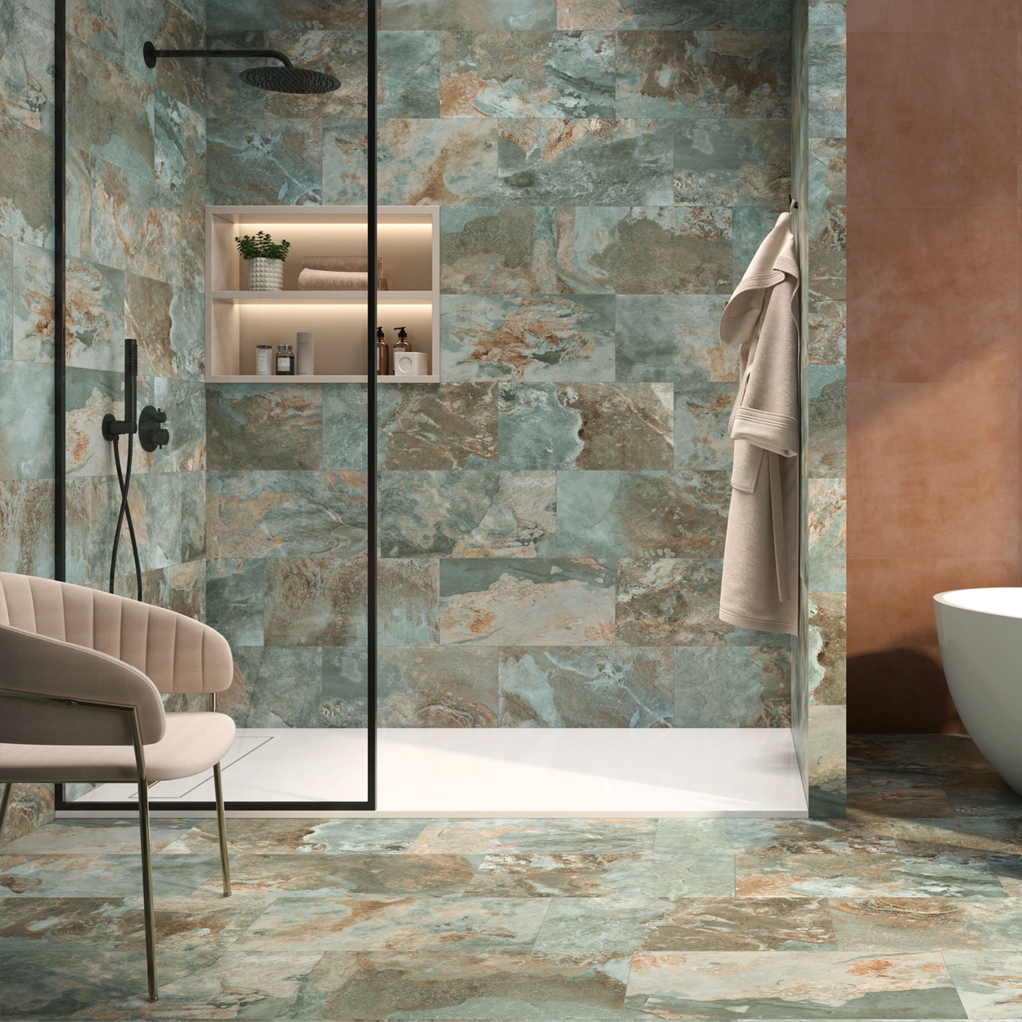 Strata Green Tile – Porcelain Superstore