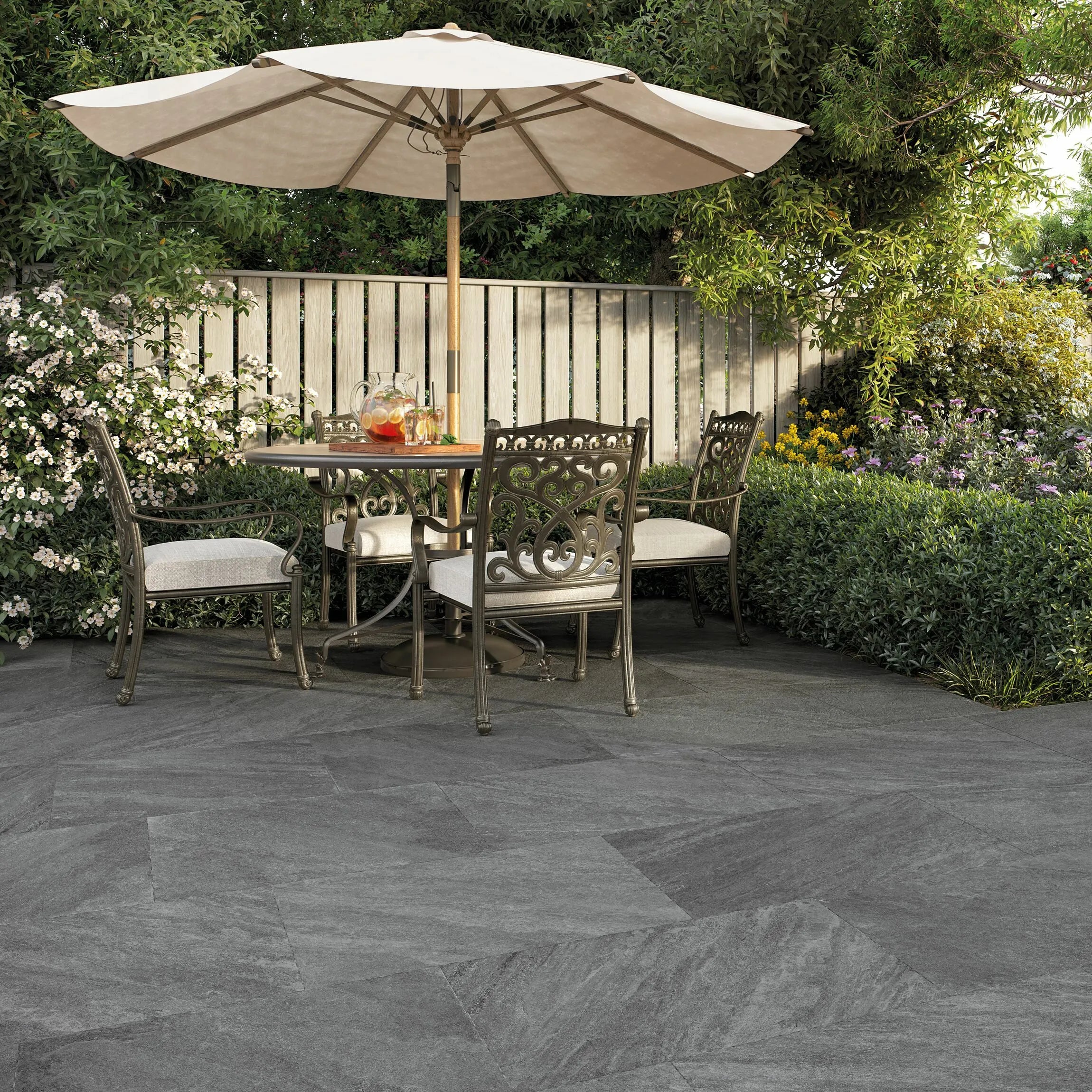 Flint Anthracite 2cm Tile – Porcelain Superstore