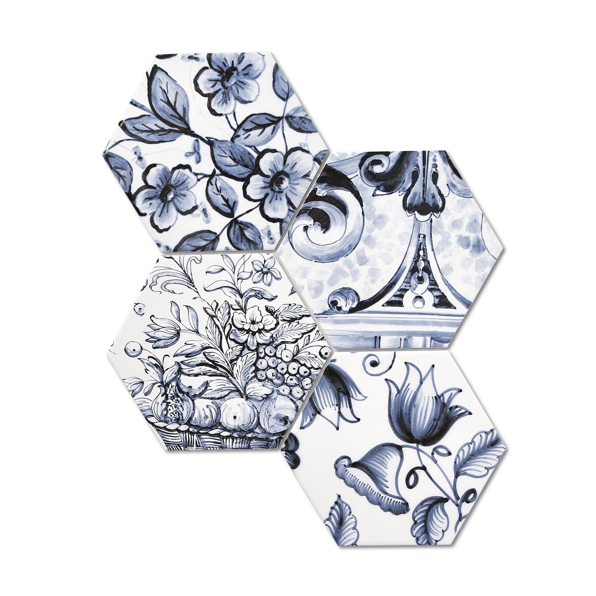 Porto Blue Hexagon Tile – Porcelain Superstore