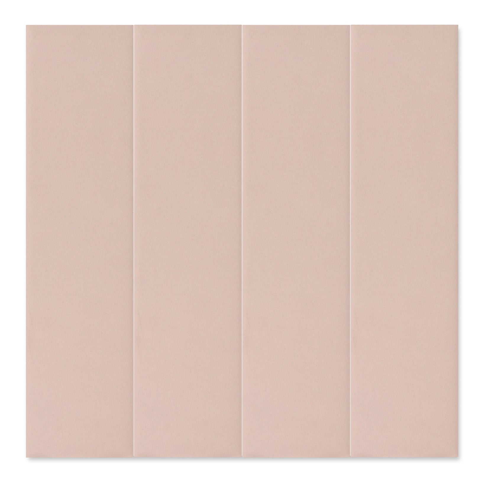 Fluted Pink Plain Wall Tile - Porcelain Superstore