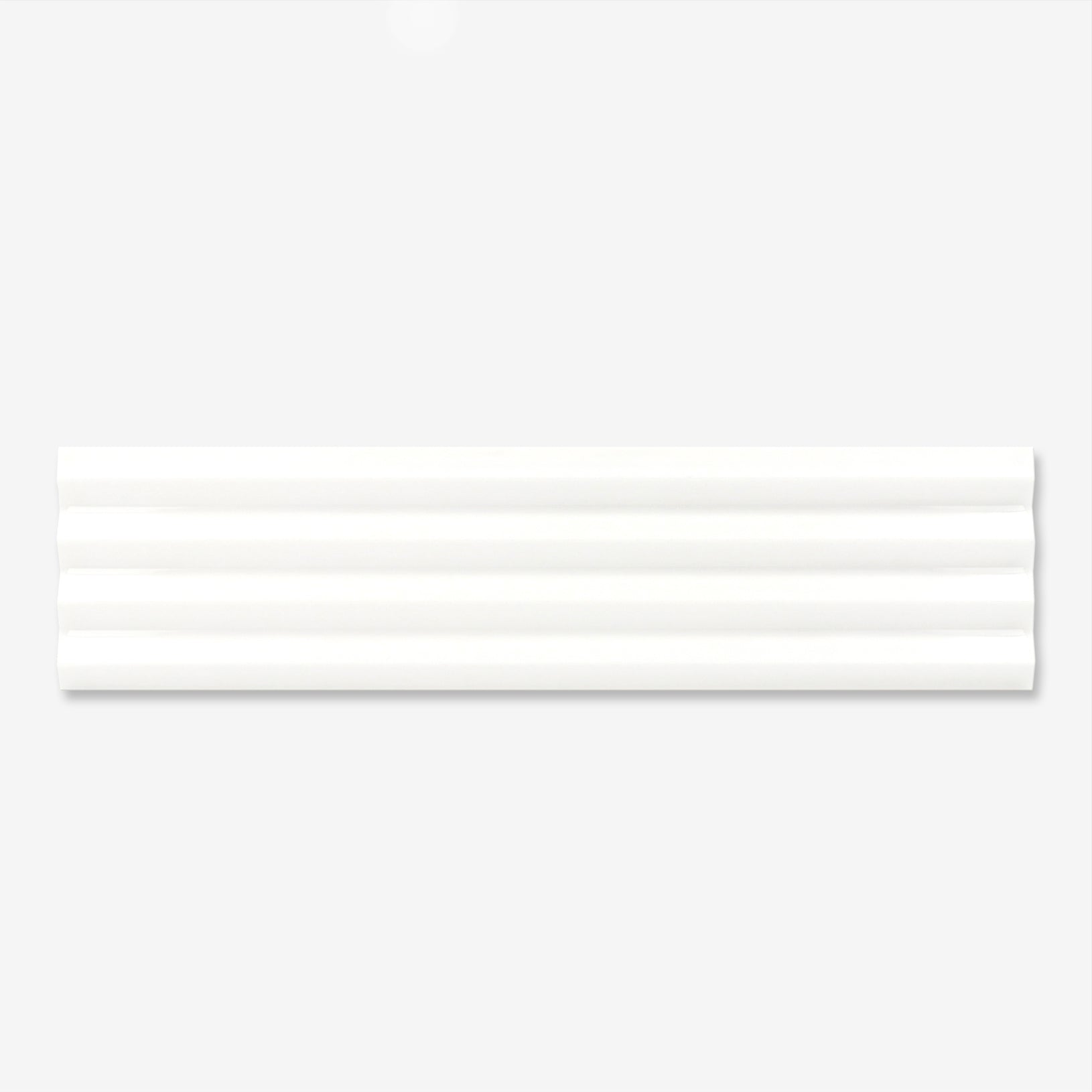 Fluted Snow Decor Wall Tile - Porcelain Superstore