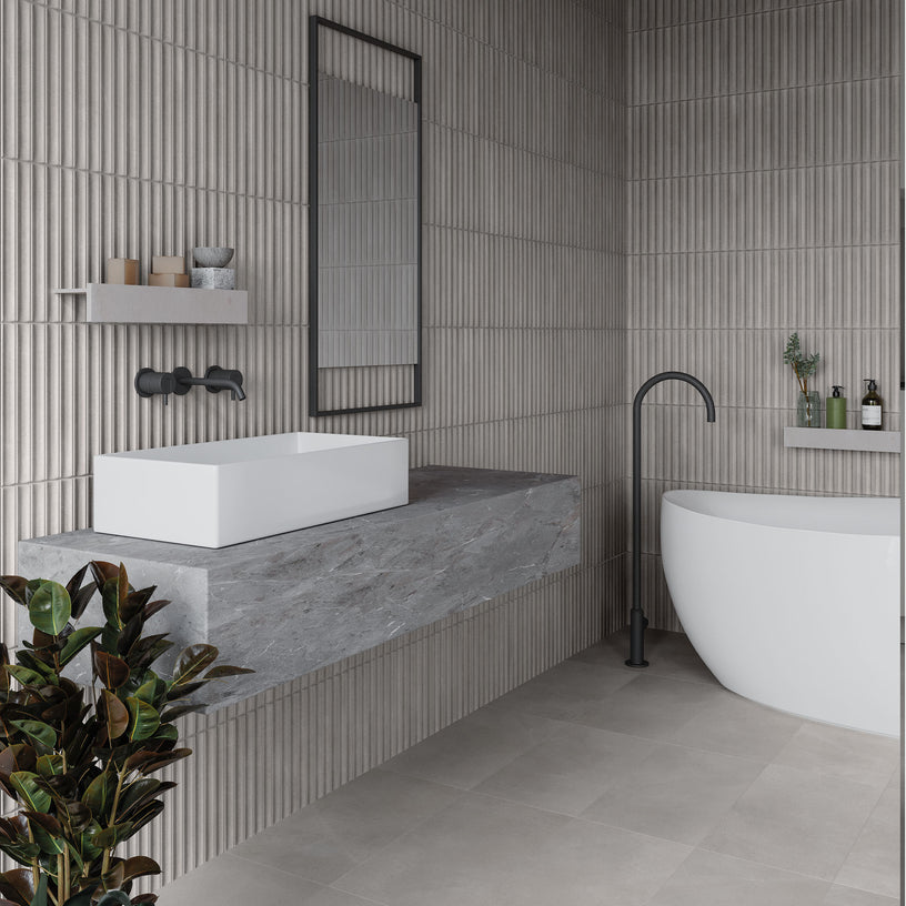 Locke Grey Decor Tile - Porcelain Superstore