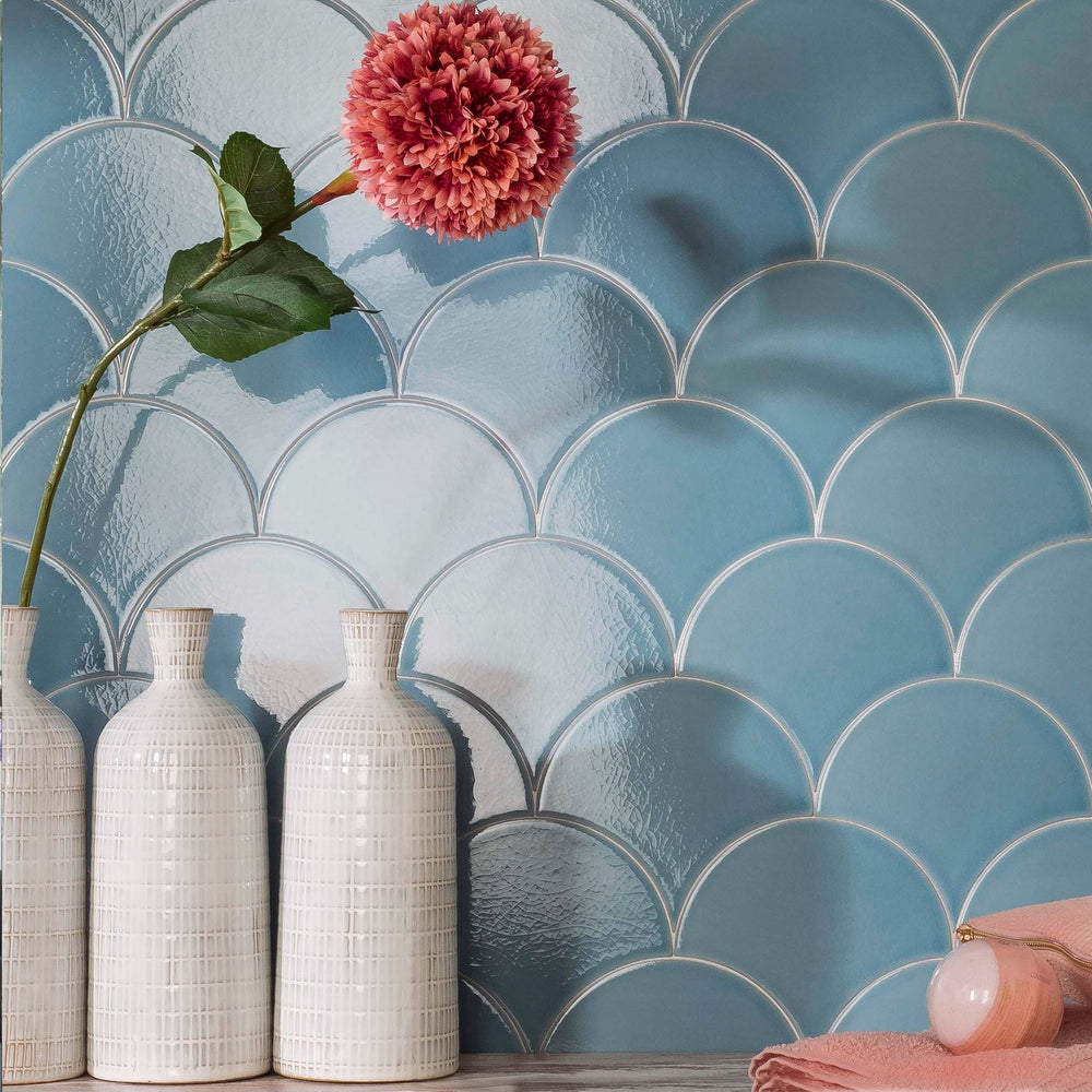 Drops Persian Blue Wall Tile – Porcelain Superstore