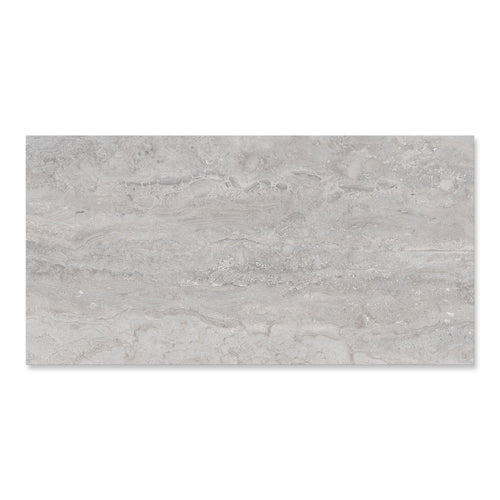 Pantheon Silver Fluted Tile - Porcelain Superstore