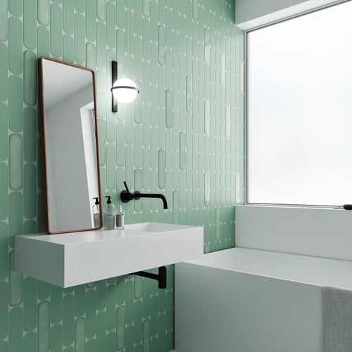 Pop White Wall Tile - Porcelain Superstore