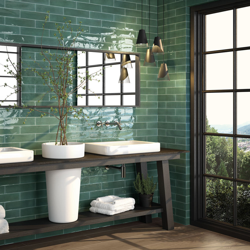 Opal Emerald Wall Tile - Porcelain Superstore