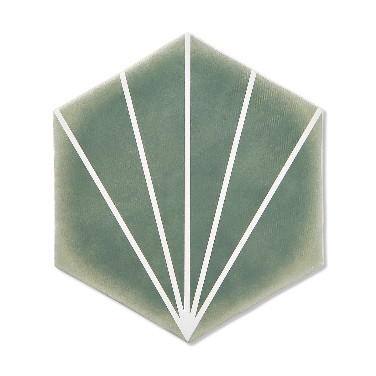Palm Springs Green Hexagon Tile - Porcelain Superstore