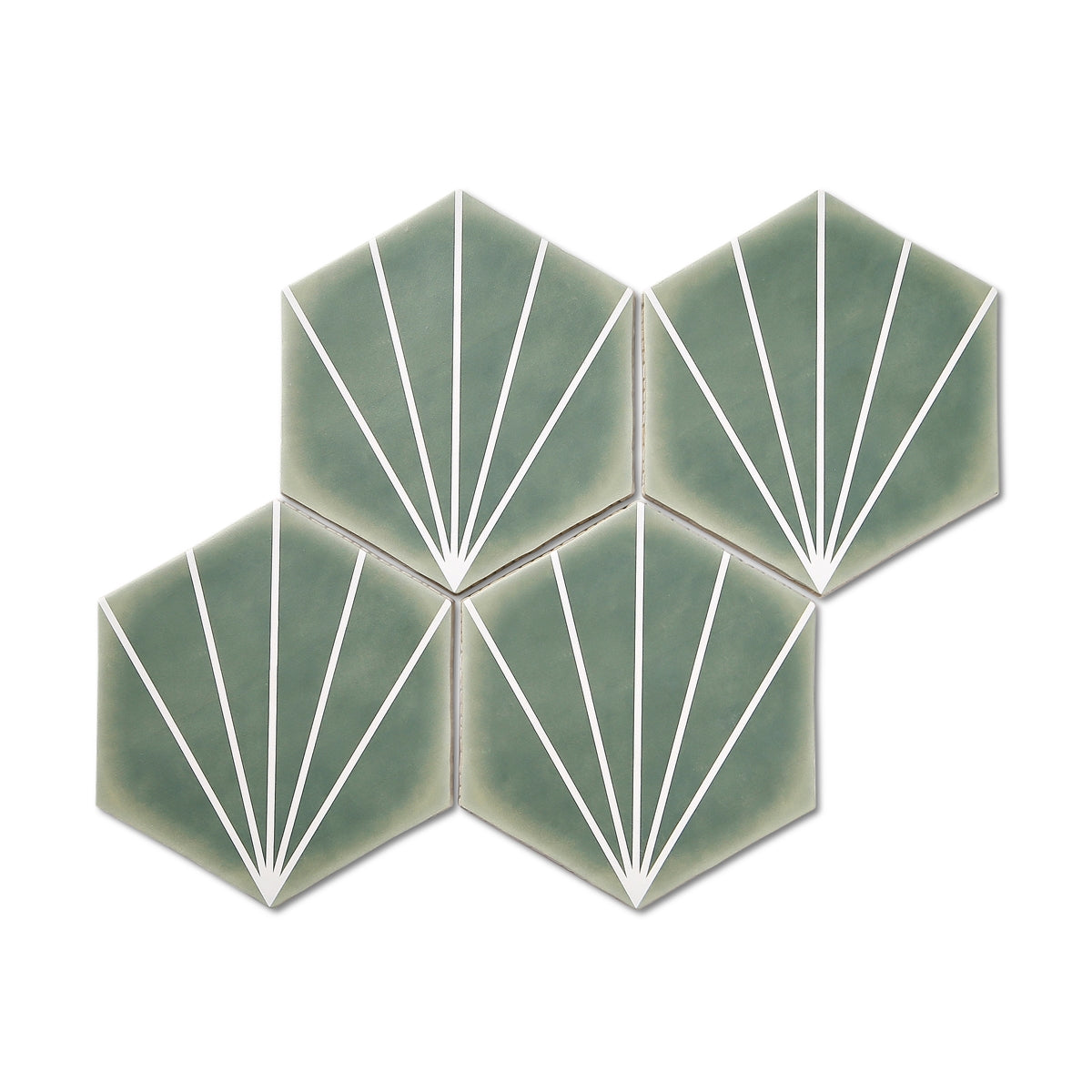 Palm Springs Green Hexagon Tile – Porcelain Superstore
