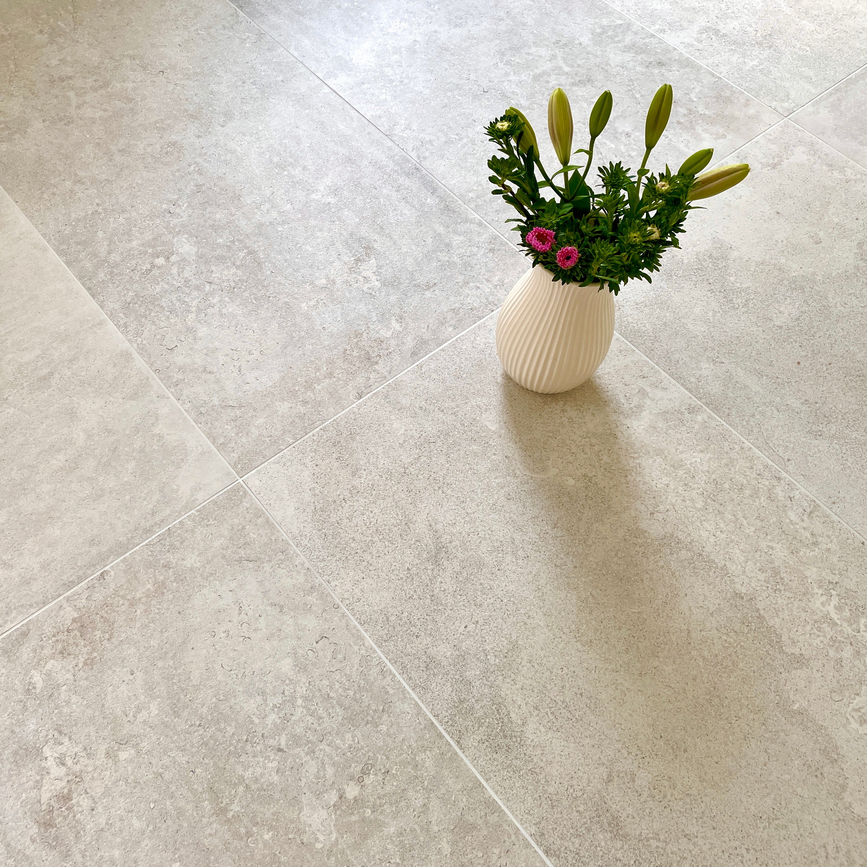 Gray And Ivory Porcelain Floor Tile Sense Light Grey Matt Porcelain