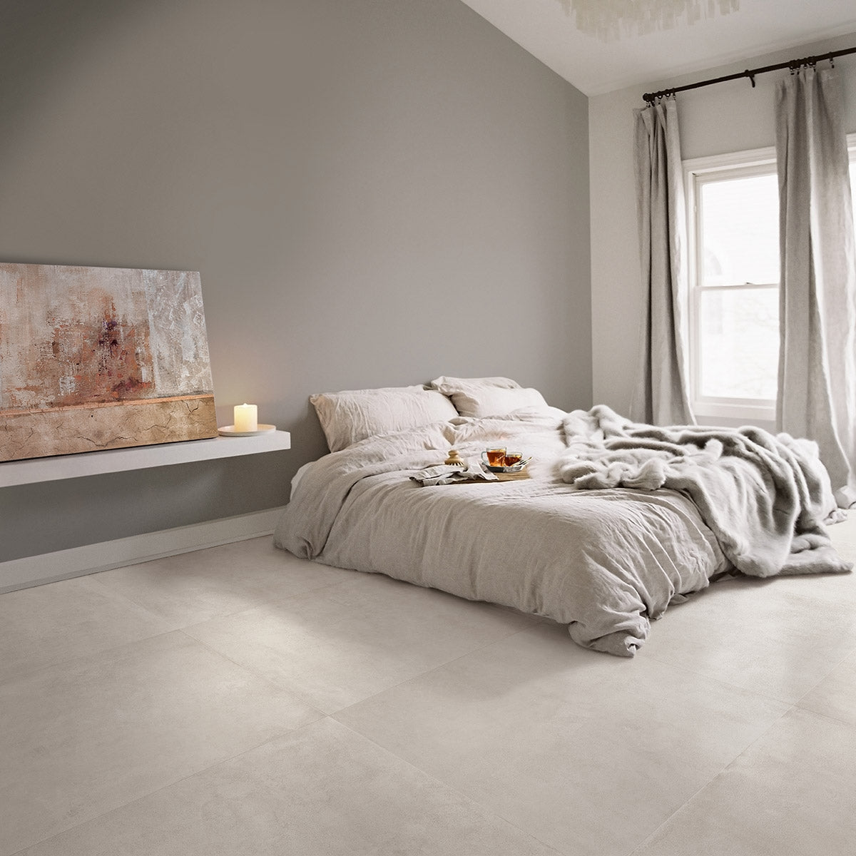 White Floor Tiles – Porcelain Superstore