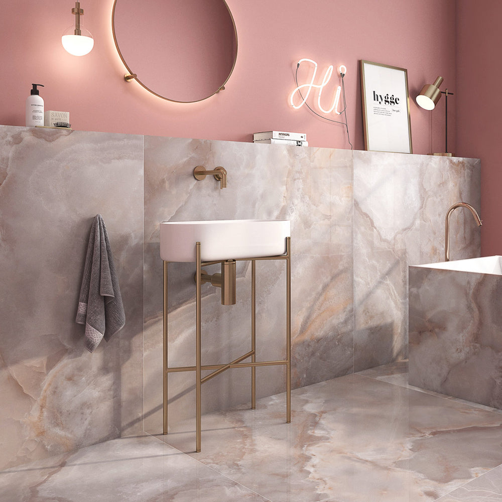 Jewel Onyx Pink Tile – Porcelain Superstore