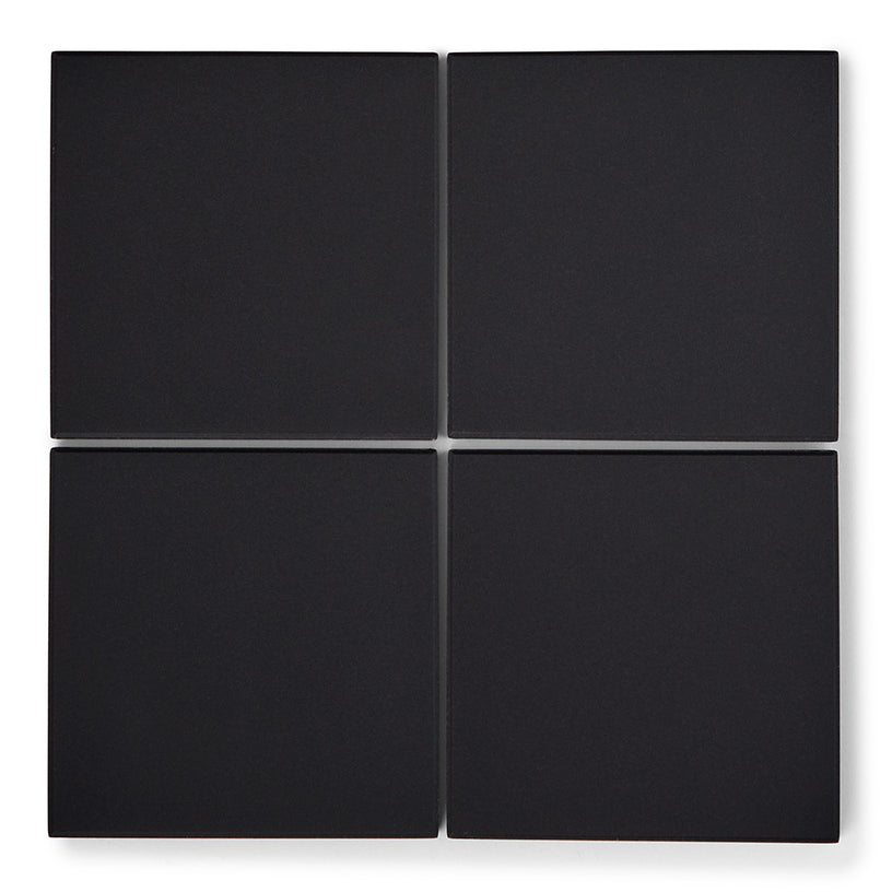 Victorian Black Floor Tile - Porcelain Superstore